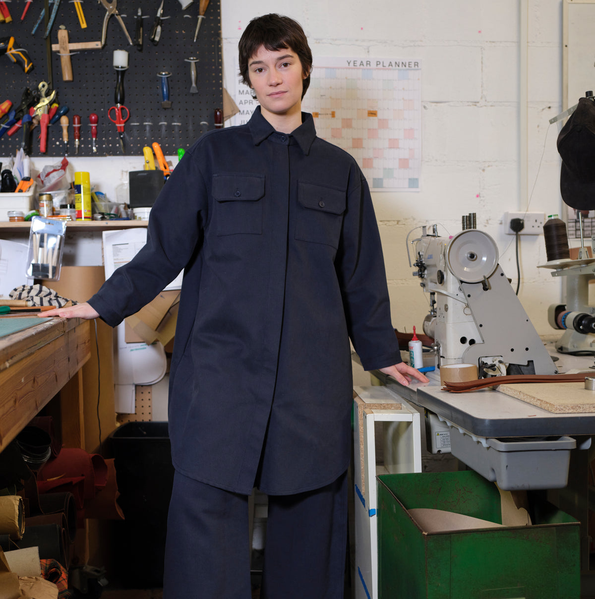 Navy Reverse Cord Crafter Jacket – Kate Sheridan