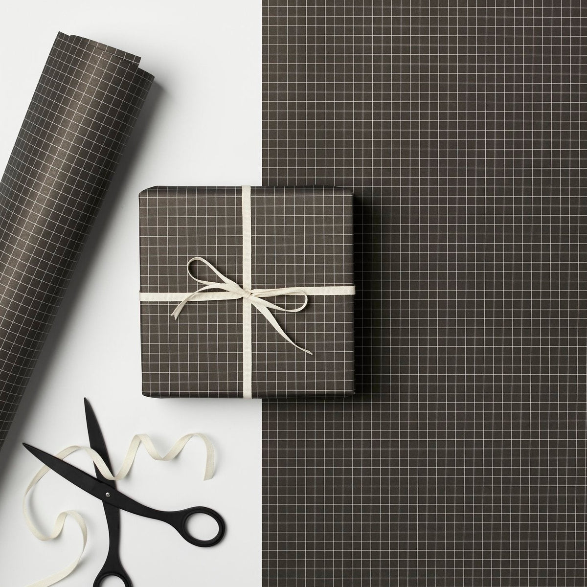 Charcoal Graph Gift Wrap – Kate Sheridan
