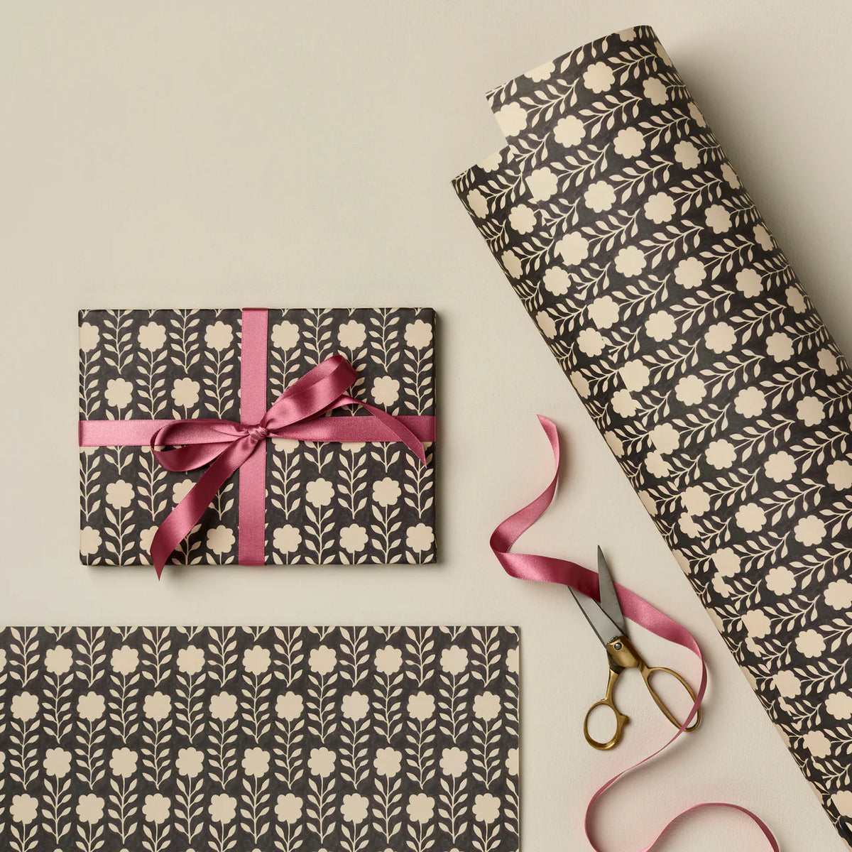 Ink Flora Wrapping Paper – Kate Sheridan