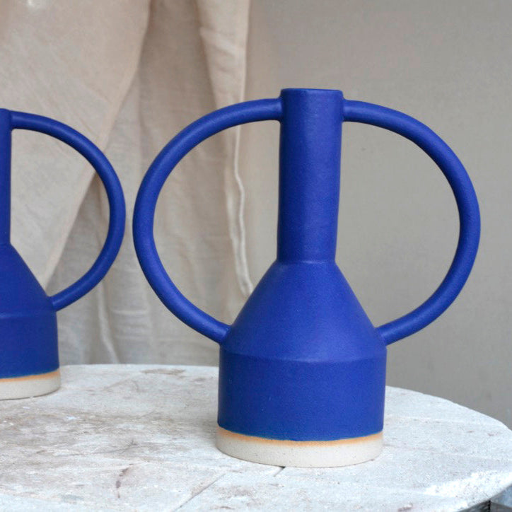 Extra Large Handle Vase in Blue – Kate Sheridan